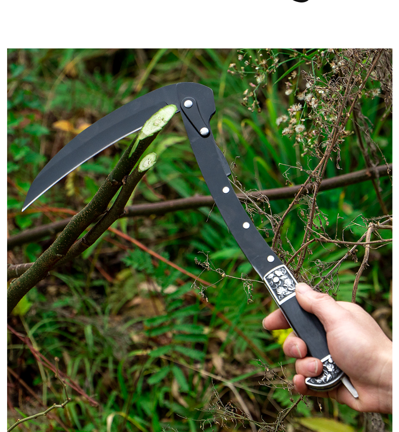 Outdoor folding scythe – Kk KnifeStudio